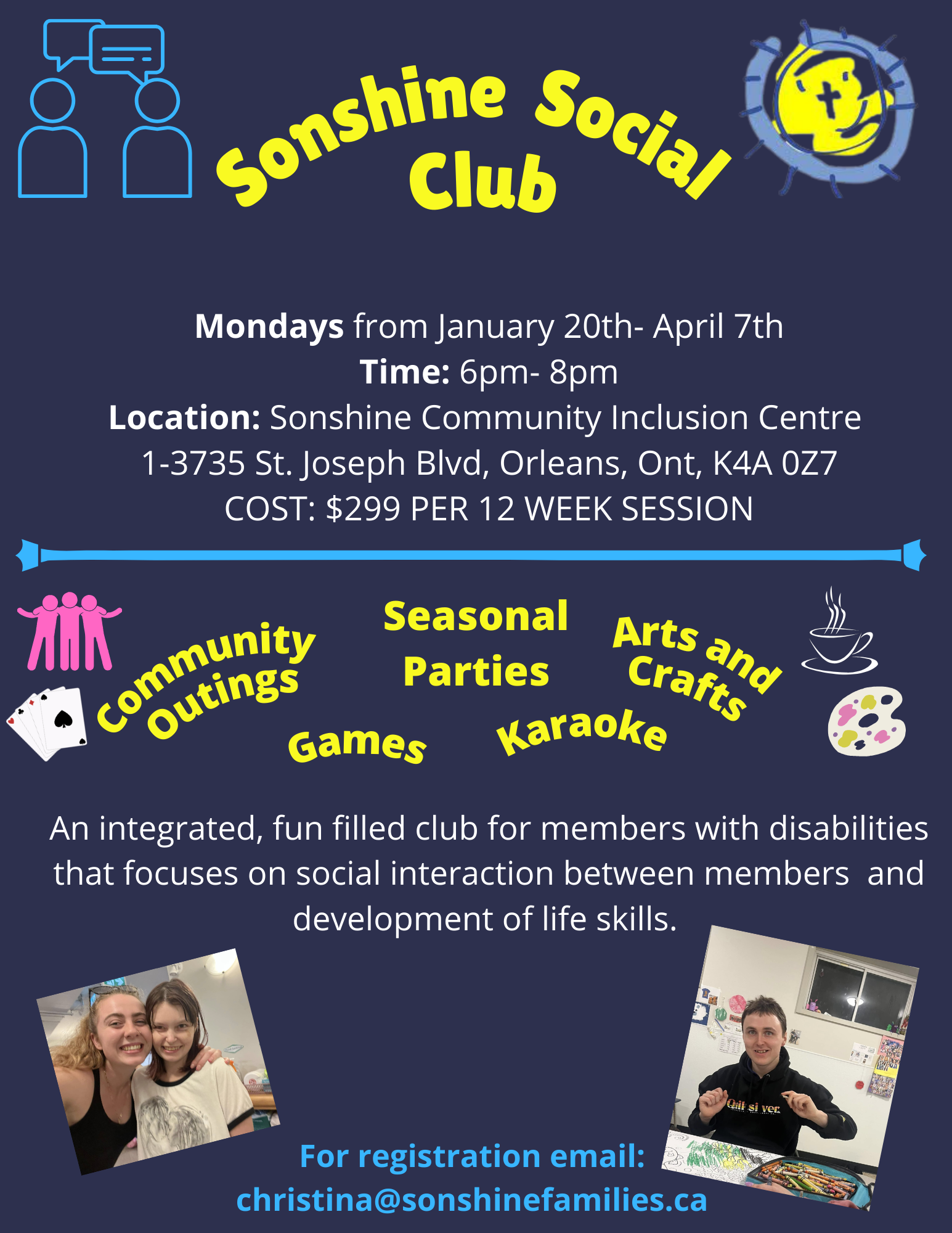 Sonshine Club Programs